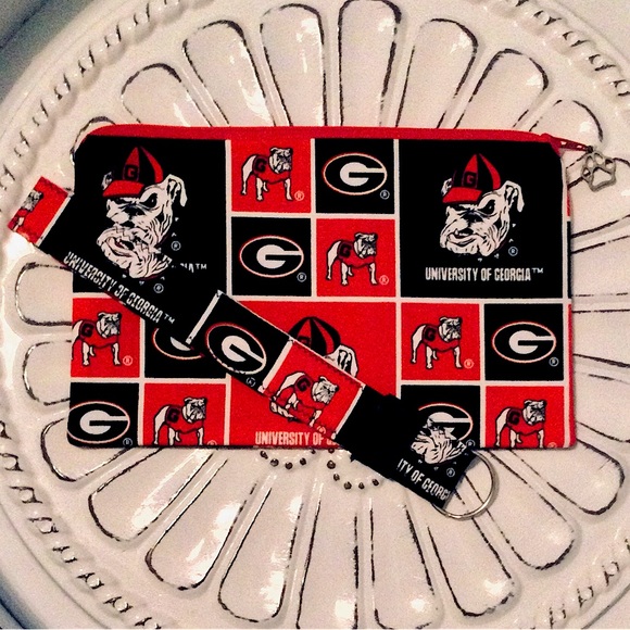 Handmade | Accessories | Georgia Bulldogs Bag Keychain | Poshmark
